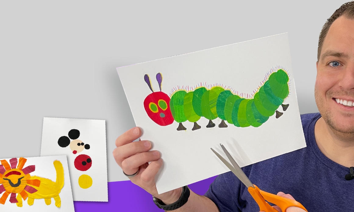 Art in the Style of Eric Carle · Replicate the Magic